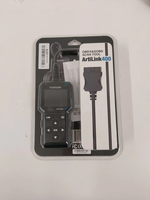 TOPDON OBD2 CODE Reader AL400 OBD2 Scanner, Car Diagnostic Tool with 10 ...