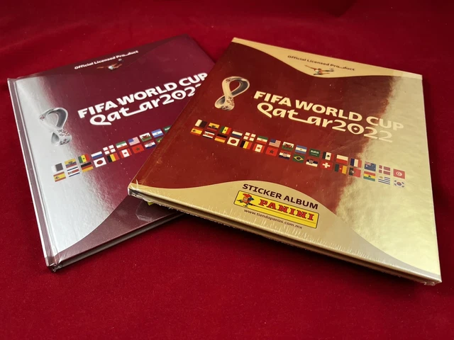 PANINI WORLD CUP Qatar 2022 WC 22 Mexico Edition Gold + Silver Album ...