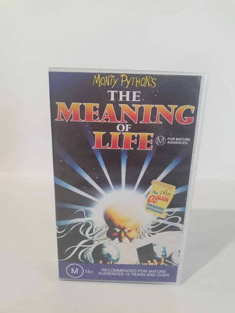 VINTAGE THE MEANING of Life Monty Python's VHS $26.25 - PicClick AU