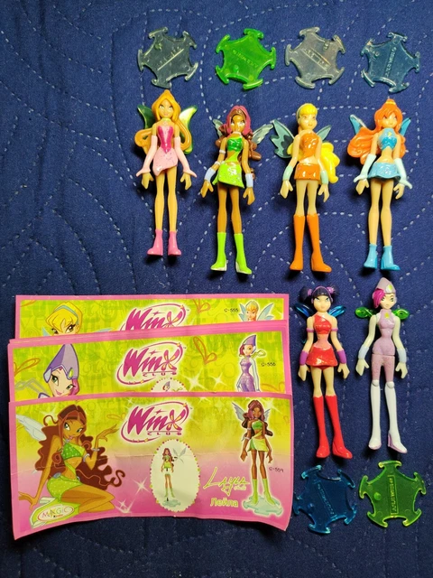 SERIE COMPLETA KINDER WINX CLUB FAIRIES 2009 RUSSIA con cartine ...