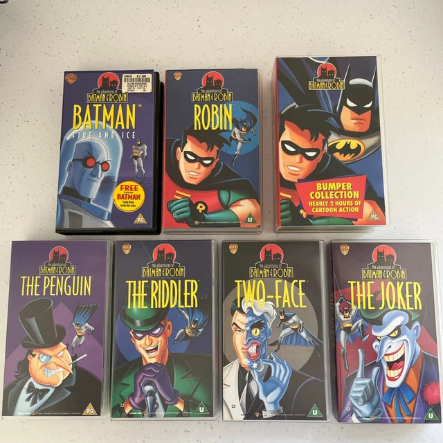 BATMAN THE ANIMATED Series 8x VHS Collection Adventures Of Batman And ...