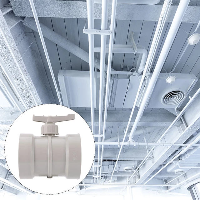 ONE-WAY AIRFLOW DUCTING Air Volume Control Valve Vent Deflectors Round ...