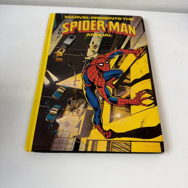 MARVEL PRESENTS THE Spider-Man Annual - Hardback - 1979 - Unclipped £8. ...