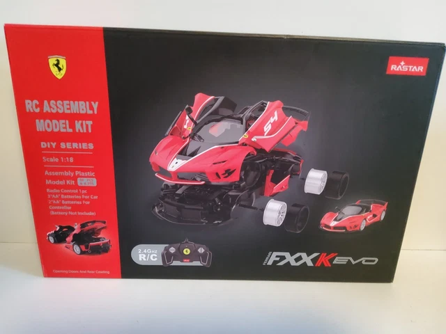 FERRARI FXX K Evo RC Assembly Model Kit 92 Parts By Rastar Remote ...