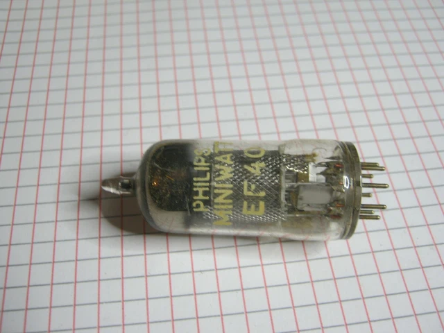 PHILIPS ORIGINAL NOS EF40 Pentodo Tube Vintage Radio Valve £8.49 - PicClick UK