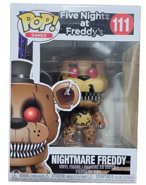 NIGHTMARE FREDDY FAZBEAR - Funko Pop! Vinile: #111 - Five Nights at ... NIGHTMARE FREDDY FAZBEAR - Funko Pop! Vinile: #111 - Five Nights at ...