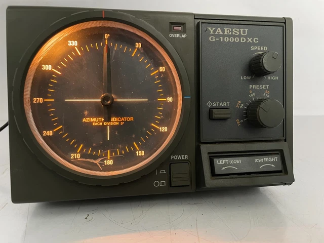 YAESU G-1000 DXC Heavy-Duty Rotator Systems AC220-240V 0.5A 50-60Hz ...