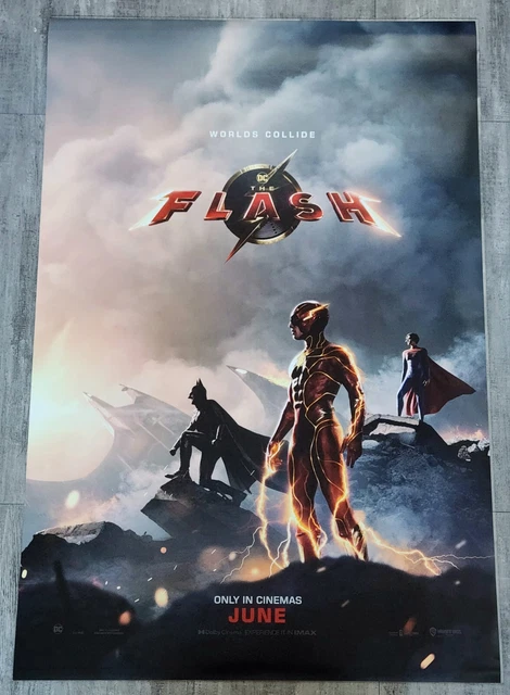 THE FLASH 2023 Orig INTL 27x40 DS Double Sided Movie Poster C Batman ...