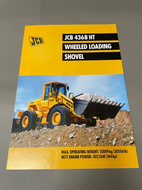 JCB 436B HT Wheeled Loader Brochure £3.99 - PicClick UK