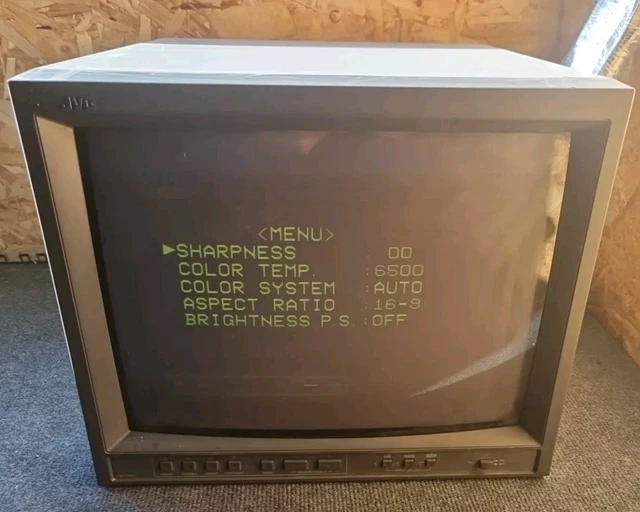 JVC TM-1700PN 17 inch PVM CRT Broadcast Monitor Retro Gaming RGB Colour ...