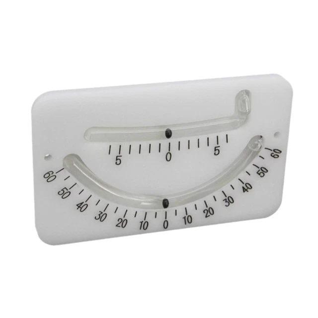 MARINE CLINOMETER GAUGE Tool Level Inclinometer for Trailer Boat ...