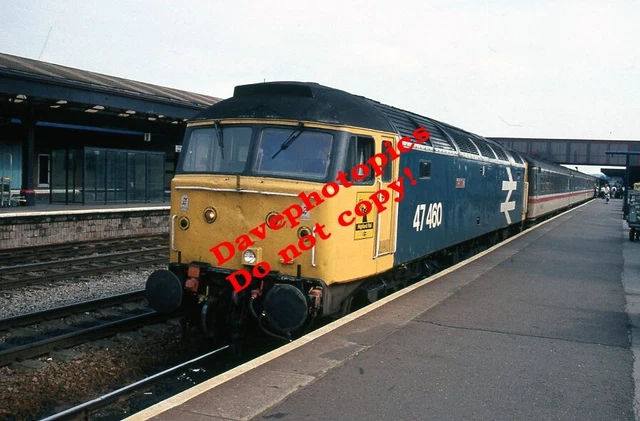 ORIGINAL 35MM Slide Railway Diesel /Steam 47460 @ Oxford Oct 1991 £3.75 ...