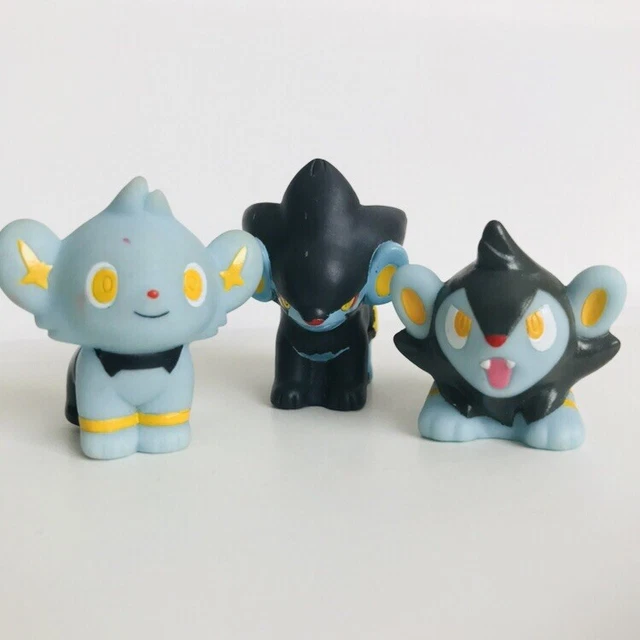 SHINX LUXIO LUXRAY Pokemon Nintendo Bandai Toy Figures 3pc Set Cat ...