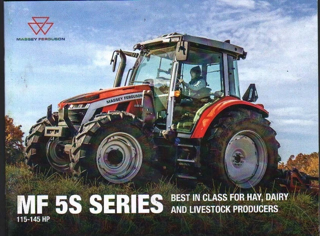 MASSEY FERGUSON &MF 5S Series" 115-145hp Tractor Brochure £7.50 - PicClick UK