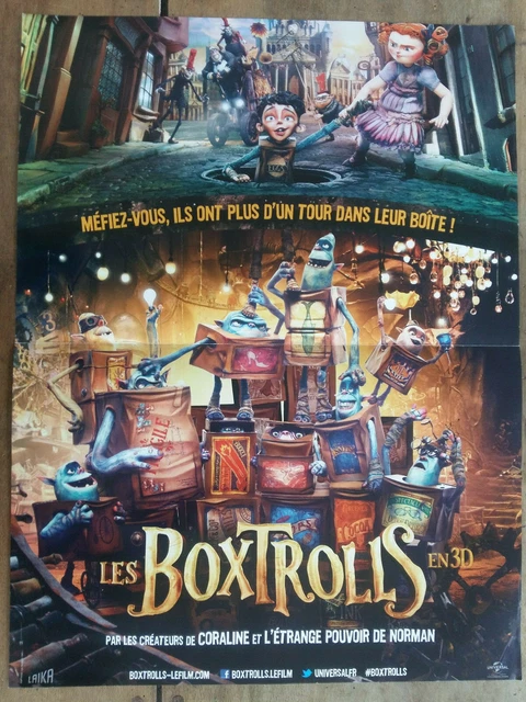 POSTER THE BOXTROLLS Drawing Cartoon Film Animation Child Manga 40X60cm ...