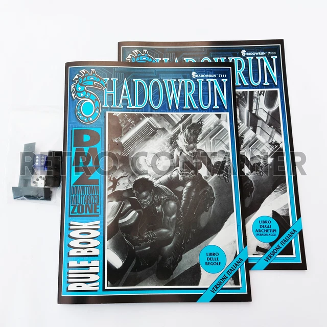 VINTAGE BOARDGAME CYBERPUNK Shadowrun DMZ Downtown Militarized Zone NEW ...