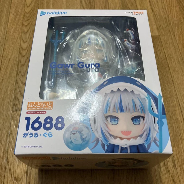 FIGURINE NENDOROID HOLO Live Gawr Gura #1688 Virtual YouTuber Good Smile Company EUR 61,27 ...