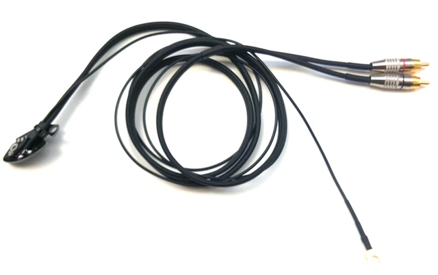 TECHNICS TURNTABLE RCA cable soldered pcb with ground SL 1200 1210 MK2 ...