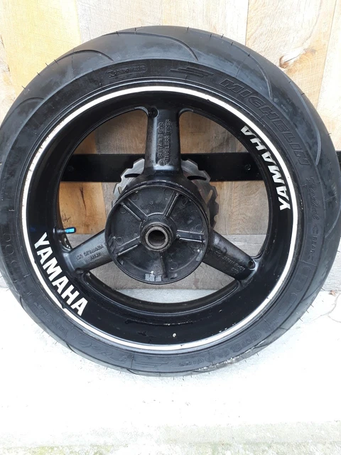 YAMAHA YZF-R6 5EB Rear Wheel With Disc & Michelin Pilot 180/55 ZR17 73W ...