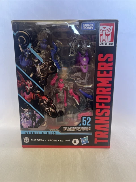HASBRO TOMY TRANSFORMERS Studio Series 52 Deluxe ROTF Chromia, Arcee ...