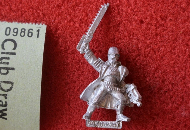 GAMES WORKSHOP WARHAMMER 40k Praetorian Lieutenant Commissar 1994 Metal ...