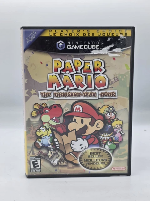 PAPER MARIO: THE Thousand-Year Door (Nintendo, 2004) NO MANUAL - PLAYER ...