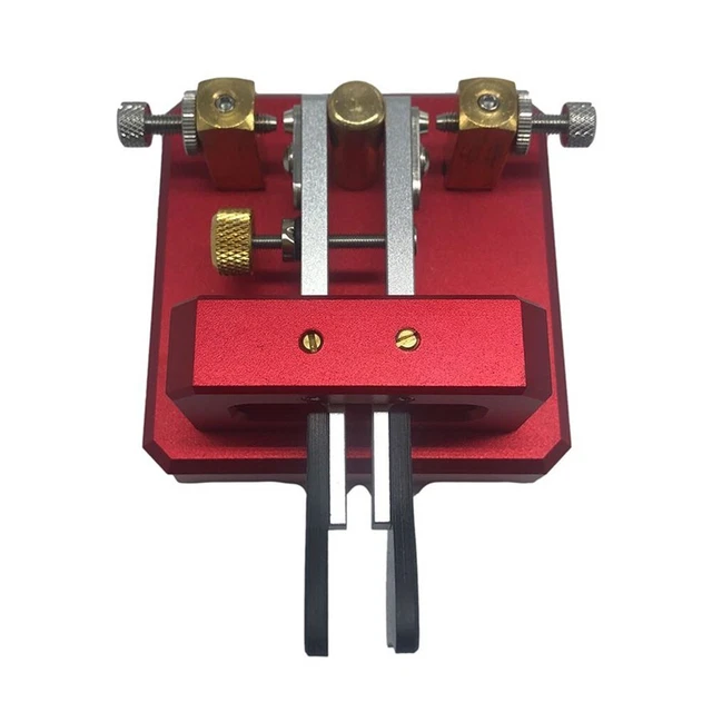 MORSE CODE TELEGRAPH Key Set with Magnetic Damping and Sterling Silver ...