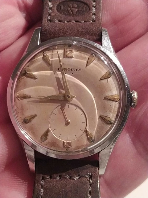 LONGINES MONTRE INOXYDABLE Vintage Calibre 1268Z Remontage Manuel ...