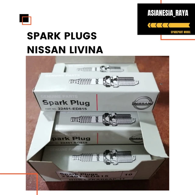 GENUINE NISSAN LIVINA Spark Plug Fits For Cube Note Tiida March Juke ...