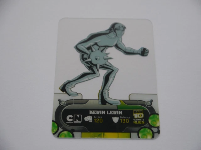 BEN 10 LAMINCARDS Ultimate Alien Series KEVIN LEVIN Card Number 15 _A4 ...