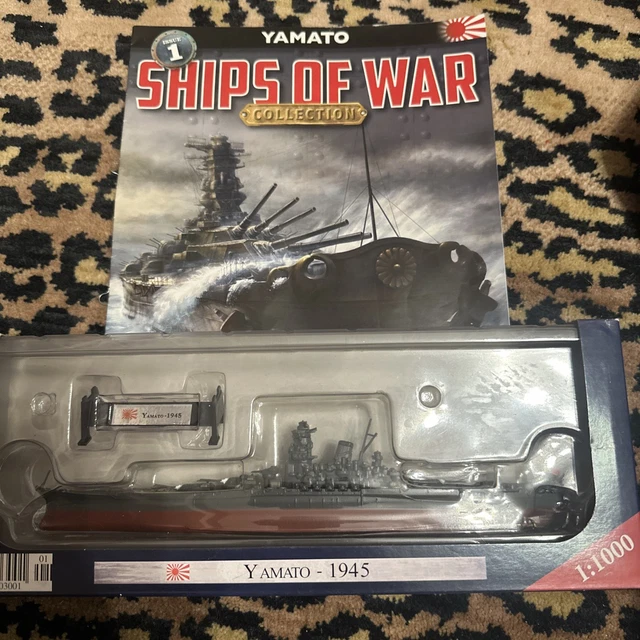 YAMATO WARSHIP MODEL and Magazine Warships of World War II Vol 1 New In ...