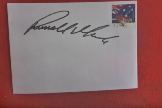 OLYMPIC GOLD MEDALLIST Shooter Russell Mark Hand Signed Envelope Aust ...
