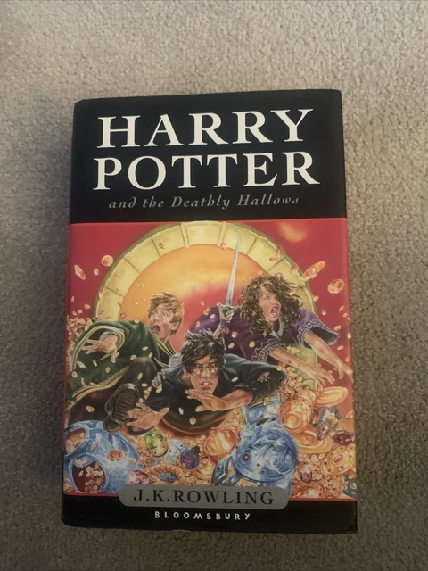 HARRY POTTER AND the Deathly Hallows by J. K. Rowling Hardback 2007 1st ...