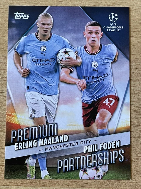 TOPPS UEFA CLUB Competition UCC flagship 2022 2023 Haaland & Foden ...