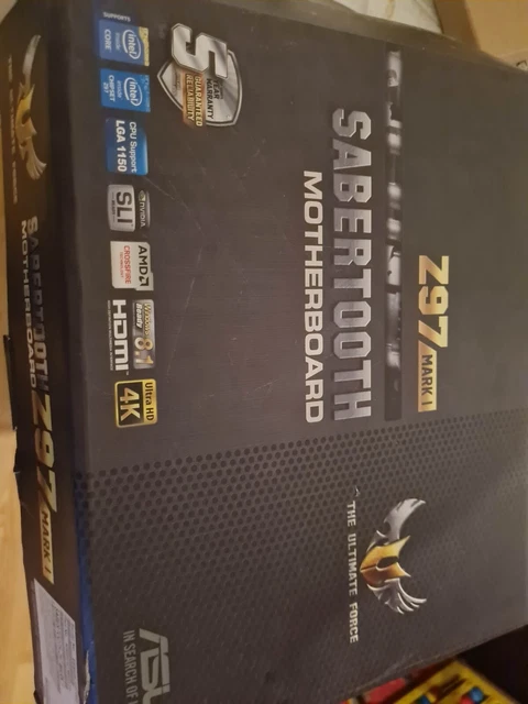 MOTHERBOARD BUNGLE SABERTOOTH Z97 Mark 2 LGA 1150/Socket H3, Intel I7 ...