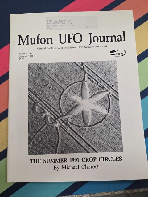 MUFON MUTAL UFO Journal #282, October 1991, The Summer 1991 Crop ...
