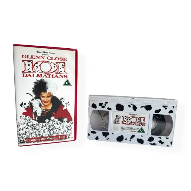 DISNEY'S 101 DALMATIANS (1997) Live-Action PAL VHS | RARE Dalmatian ...
