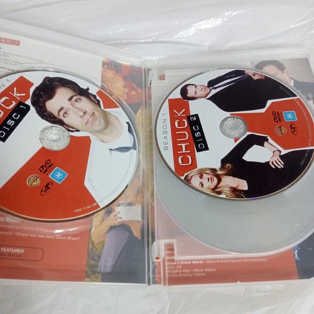 CHUCK DVD THE Complete First Series Season 1 R4 Zachary Levi Yvonne ...