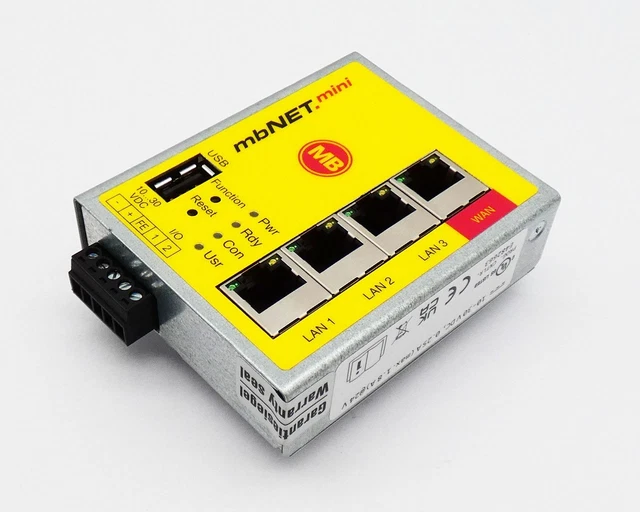 RED LION MB mbNET mini MDH 860 10-30 VDC 3XLAN 1XWAN Remote-Access ...