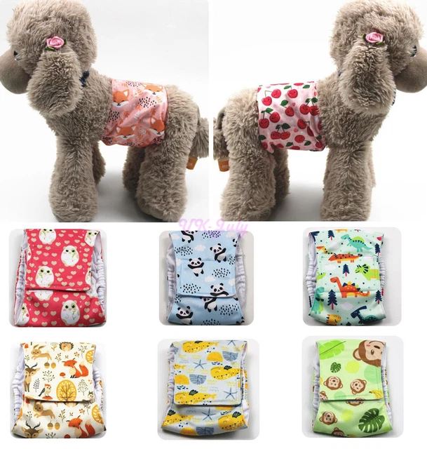 FASCE PANCIA CANE maschio cucciolo pannolini allenamento sanitario ...