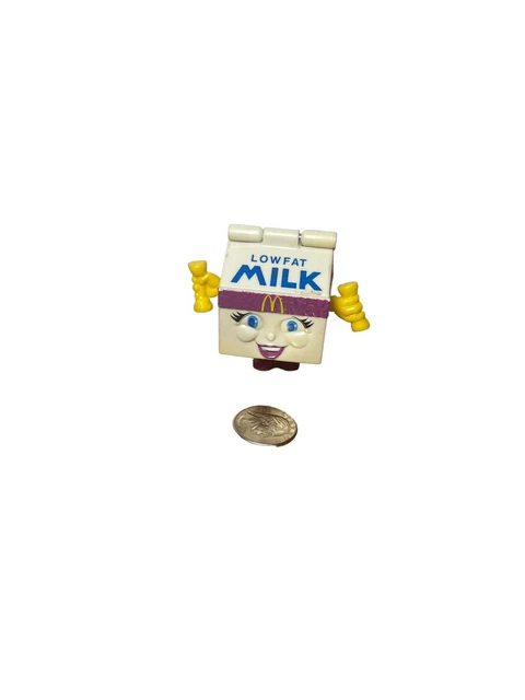 MCDONALDS MILLY LOW-FAT Milk Carton Changeable Transformer Happy Meal ...