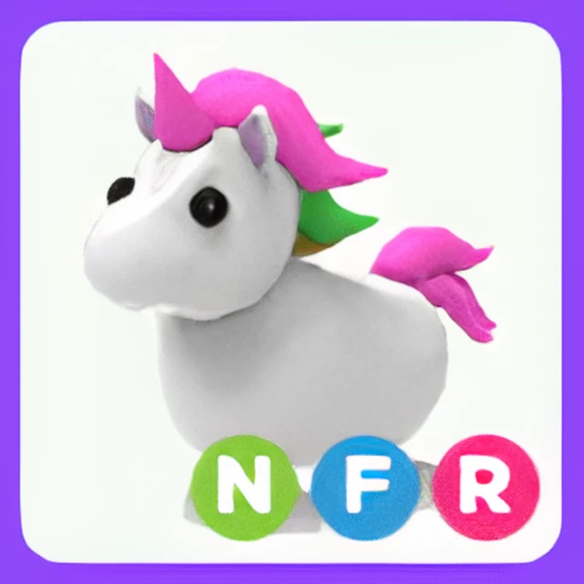 LEGENDARY NEON FLY Ride Unicorn - Adopt me Roblox - Rare Pet EUR 7,36 ...