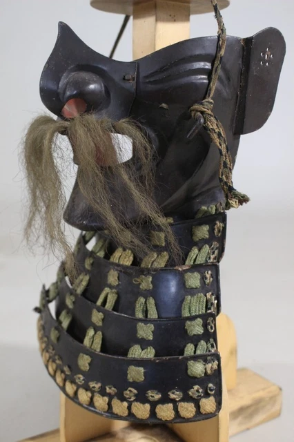 MENPO (MASK) OF YOROI (armor) : EDO : 9.4 × 7.1 × 5.1 " 410g $1,299.99 ...