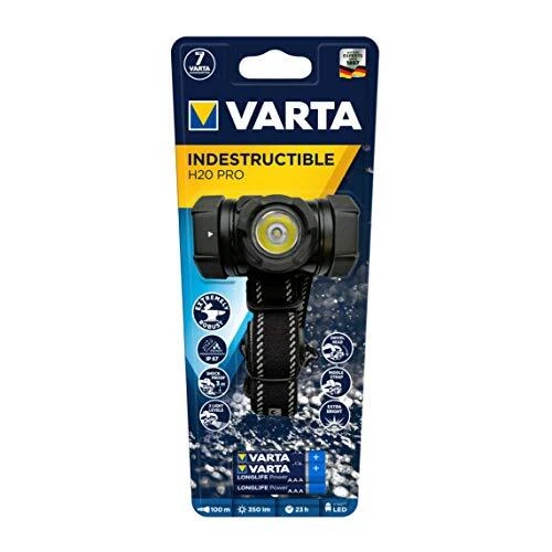 VARTA LAMPE FRONTALE LED incl. 3x piles AAA Indestructible H20 Pro torche fro... EUR 27,06 ...