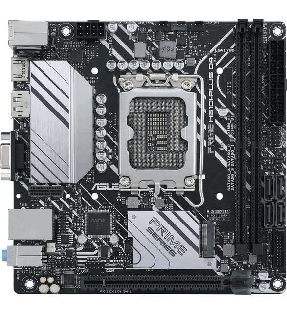 ASUS PRIME H610M-E LGA 1700 Intel 12th Gen mATX Motherboard PCIe 4.0 ...