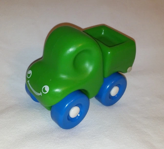 VINTAGE 80'S LITTLE Tikes My First Wheels Chunky Green Dump Truck ...