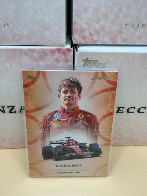 TOPPS 2025 ECCELLENZA F1 Formula 1 Charles LeClerc Centurione Ferrari ...