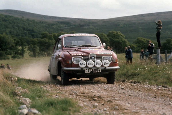SAAB 96 V4 ERC Rally Car 1971 Racing Old Photo 2 EUR 7,27 - PicClick FR