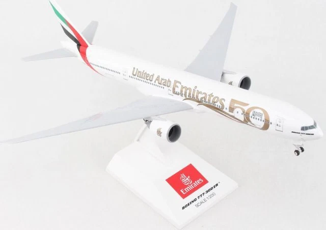 SKYBOUND GAMES BOEING B777-300ER Emirates 50Th Anniversary Livery - 1: ...