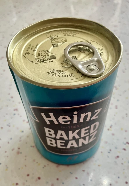 HEINZ BAKED BEANS Secret Safe Fake Can Money Box Hidden Stash Bank Cash ...